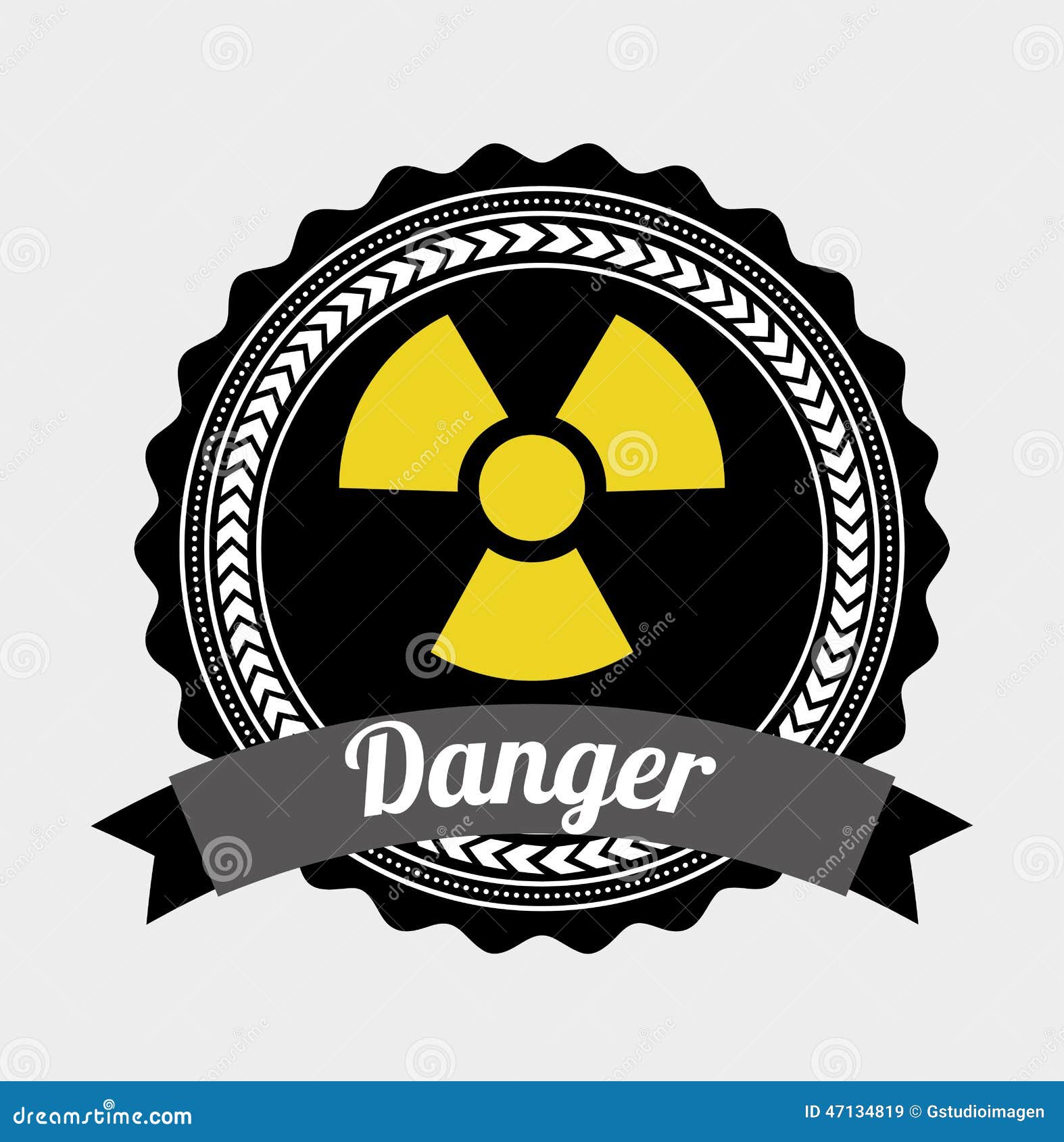 Danger design stock vector. Illustration of seal, background - 47134819