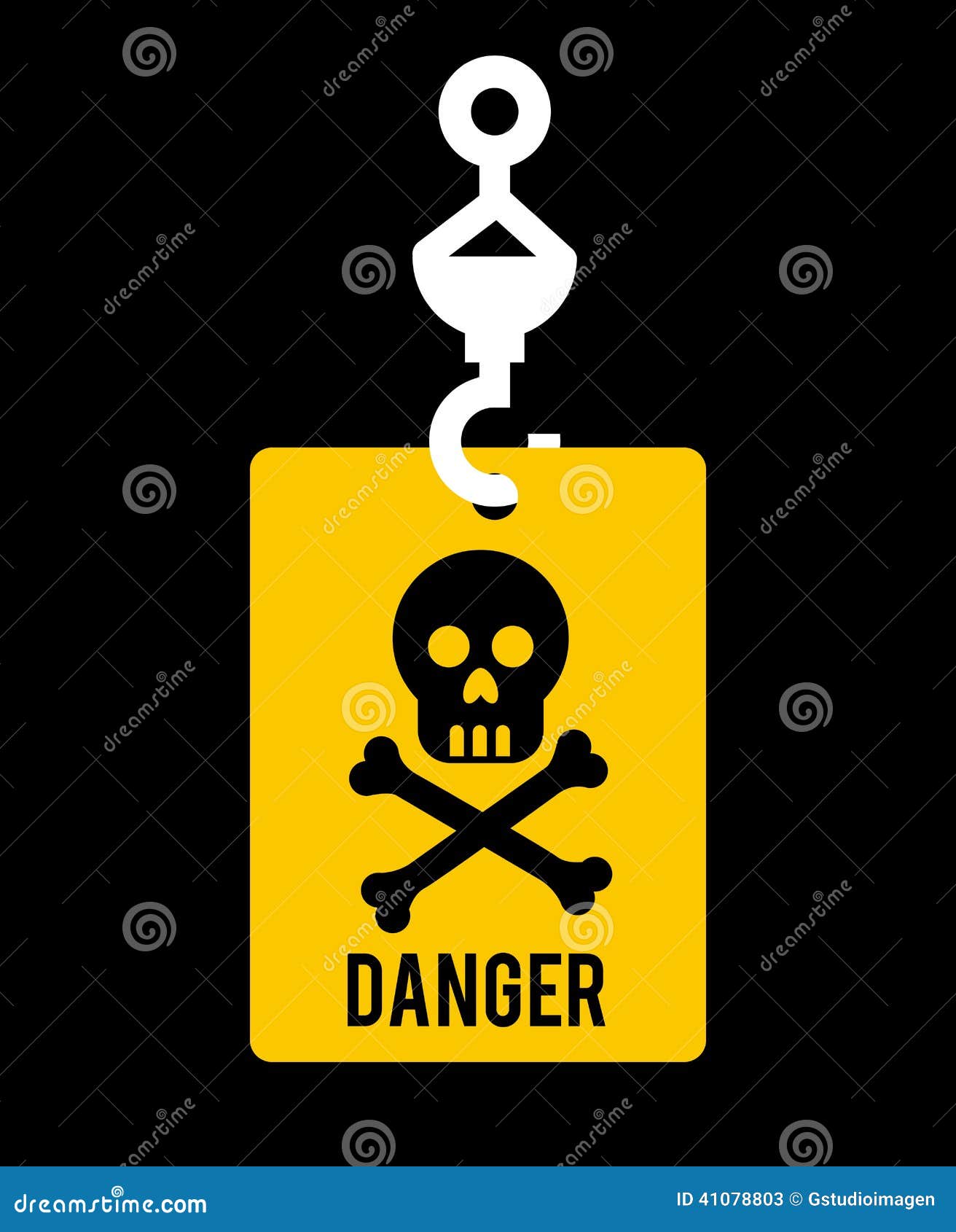Danger design stock vector. Illustration of vector, hazard - 41078803
