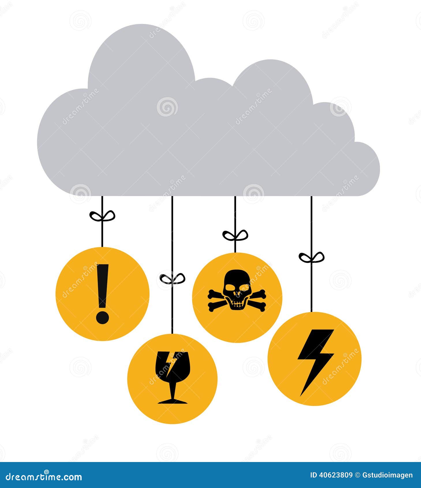 Danger design stock vector. Illustration of restricted - 40623809