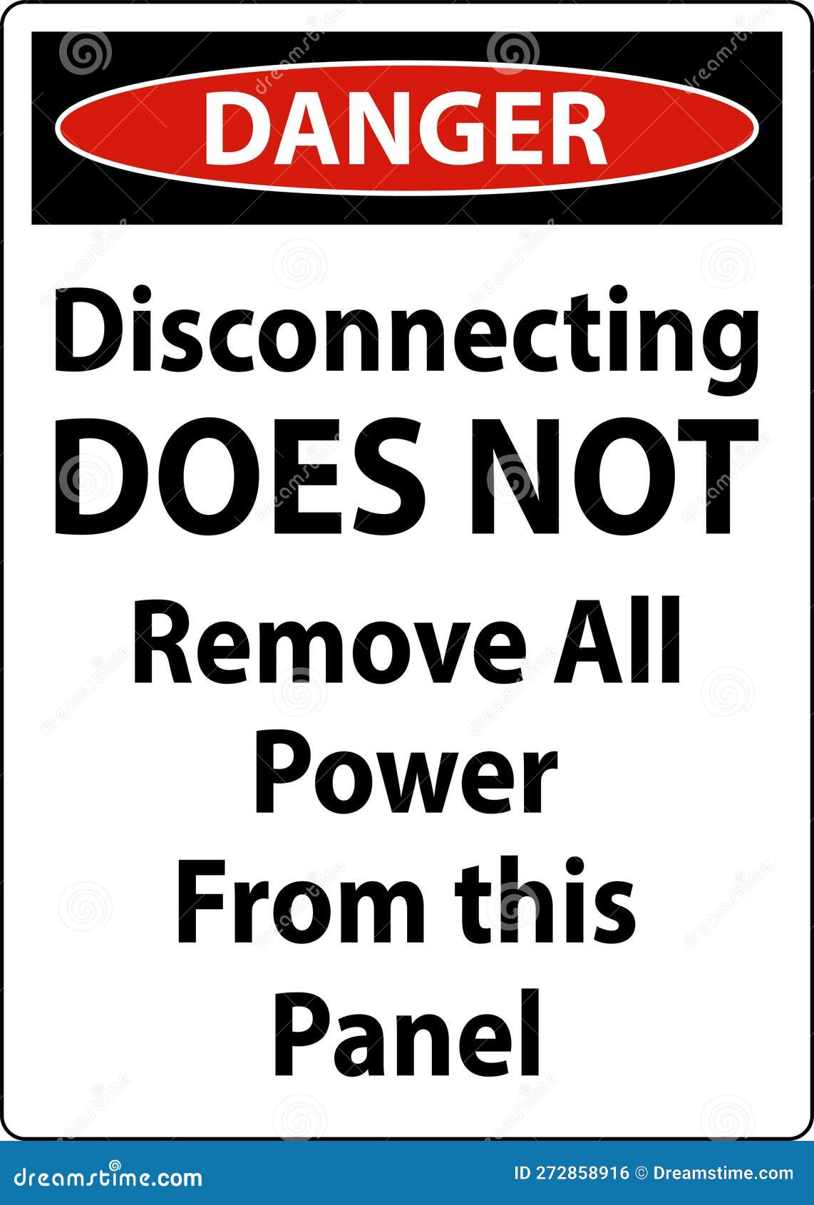 Danger Do Not Remove This Cover This Equipment Producer High Intensity ...