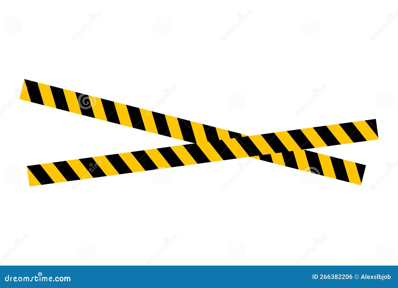 Danger. Do Not Cross. the Tape is Protective Yellow with Black. Stop ...