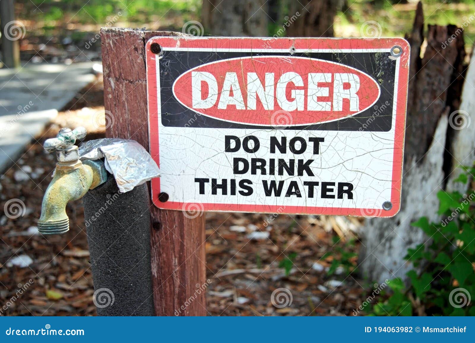 Danger Do Not Drink Water Sign Stock Photo - Image of quality, danger ...