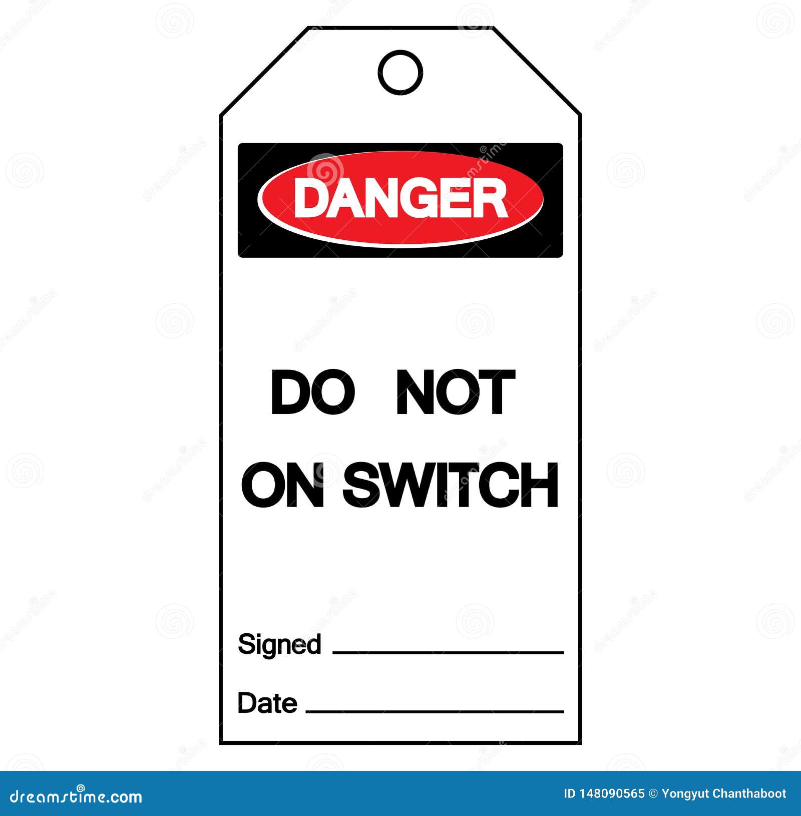 Do Not Switch On Symbol Sign, Vector Illustration, Isolate On White ...