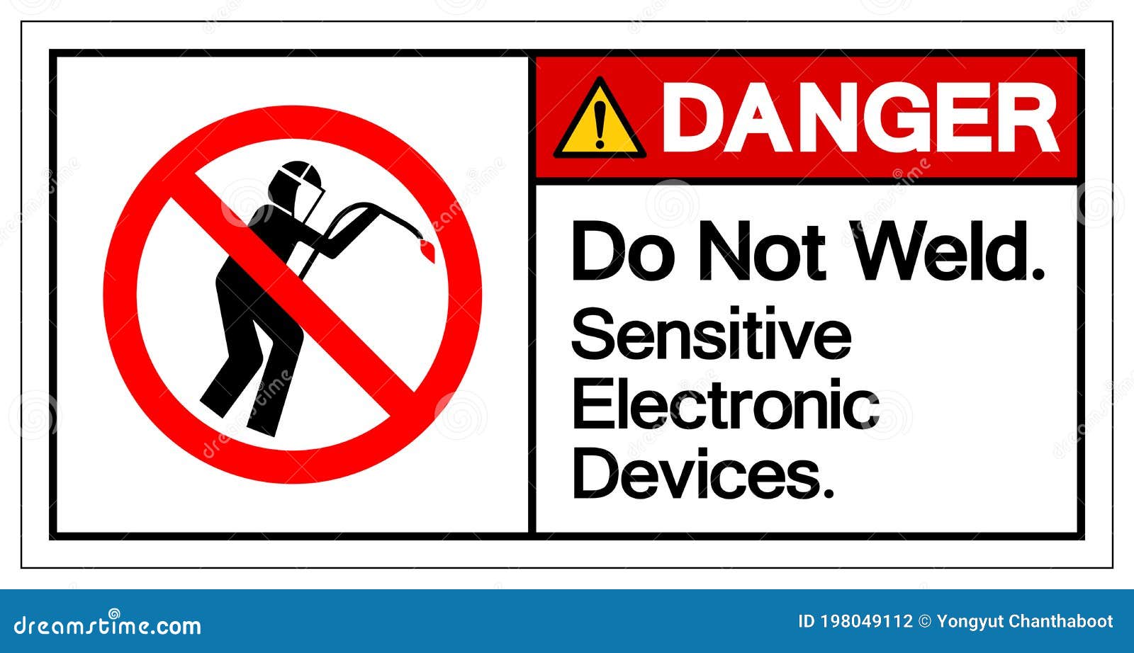 No Electronic Devices Sign