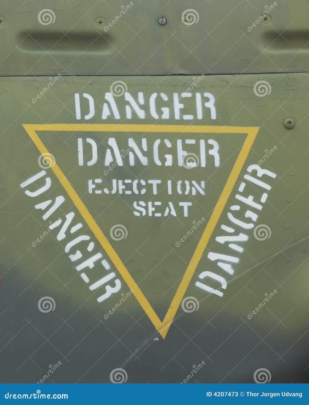 Danger Ejection Seat stock image. Image of aircraft, seat - 4207473