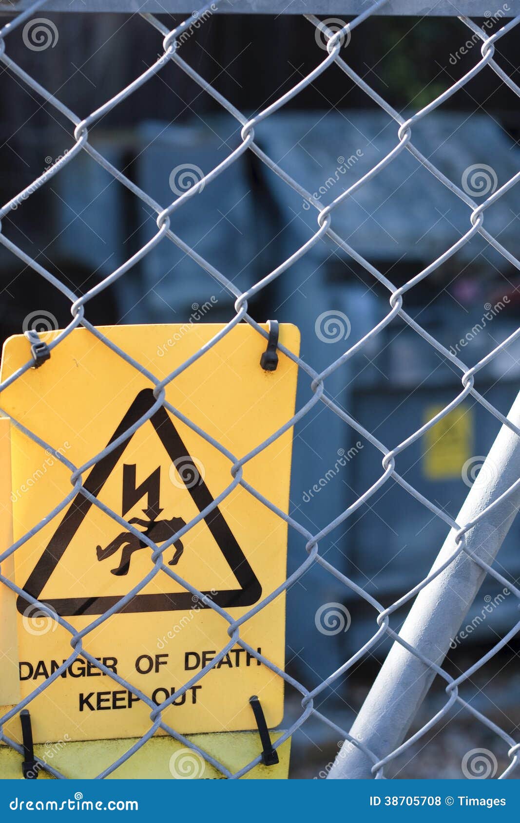 Danger electricity stock photo. Image of danger, sign - 38705708