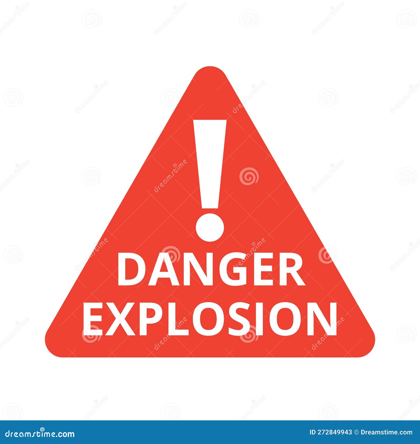 Danger Explosion Symbol Icon Stock Illustration - Illustration of ...