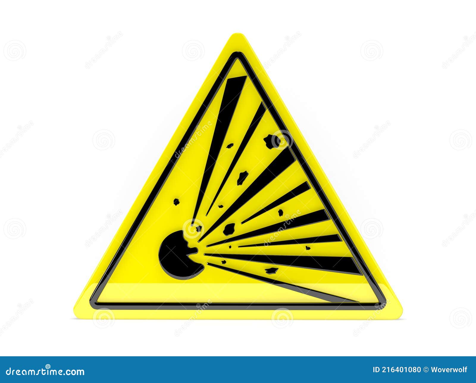 Danger Explosives Sign 3d Rendering Royalty-Free Stock Image ...