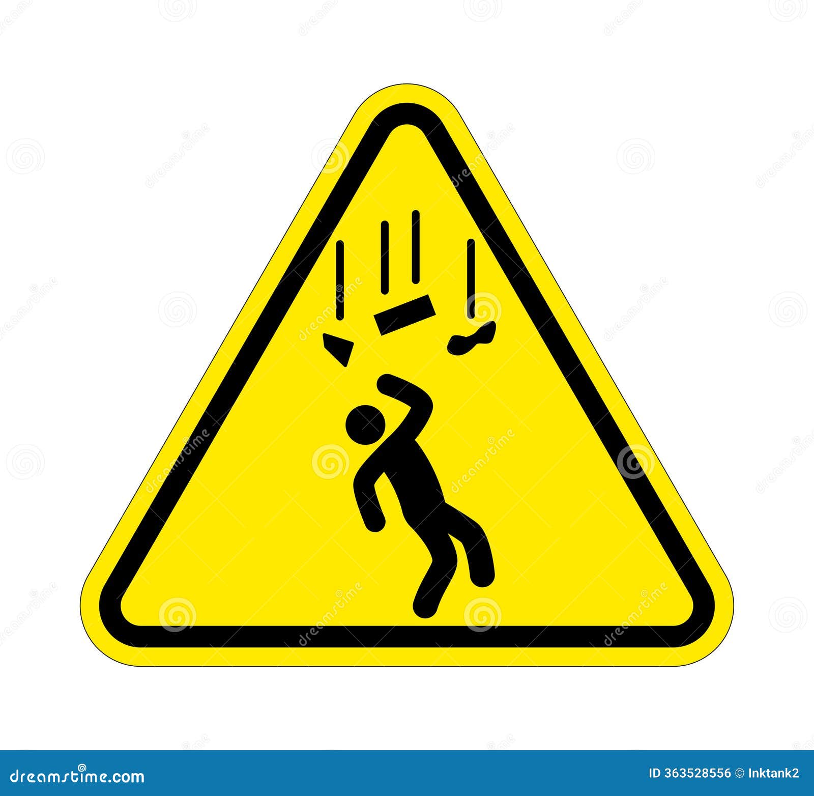 Danger Of Falling At Different Levels In Loading Docks. Fall Hazard ...