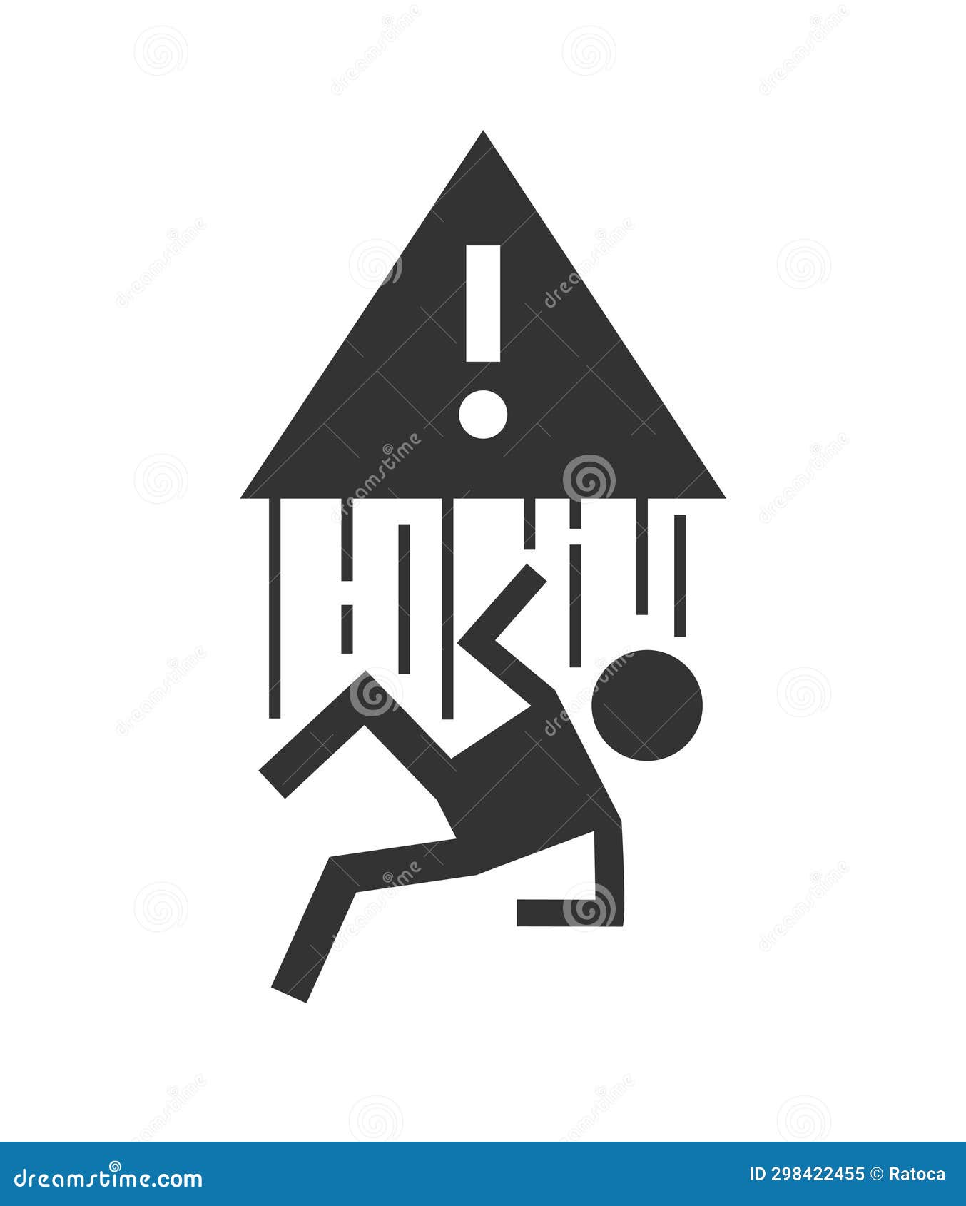 Danger Of Falling At Different Levels In Loading Docks. Fall Hazard ...