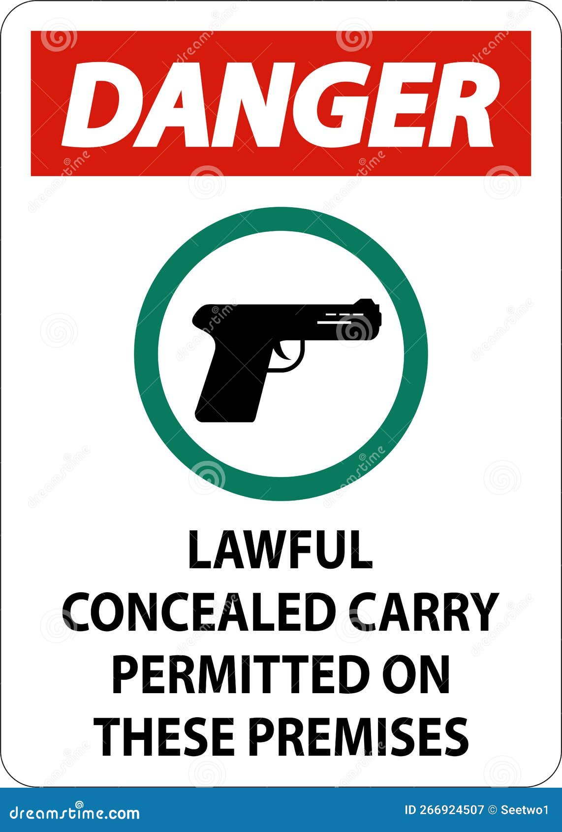 Danger Concealed Entrance Symbol Sign, Vector Illustration, Isolated On ...