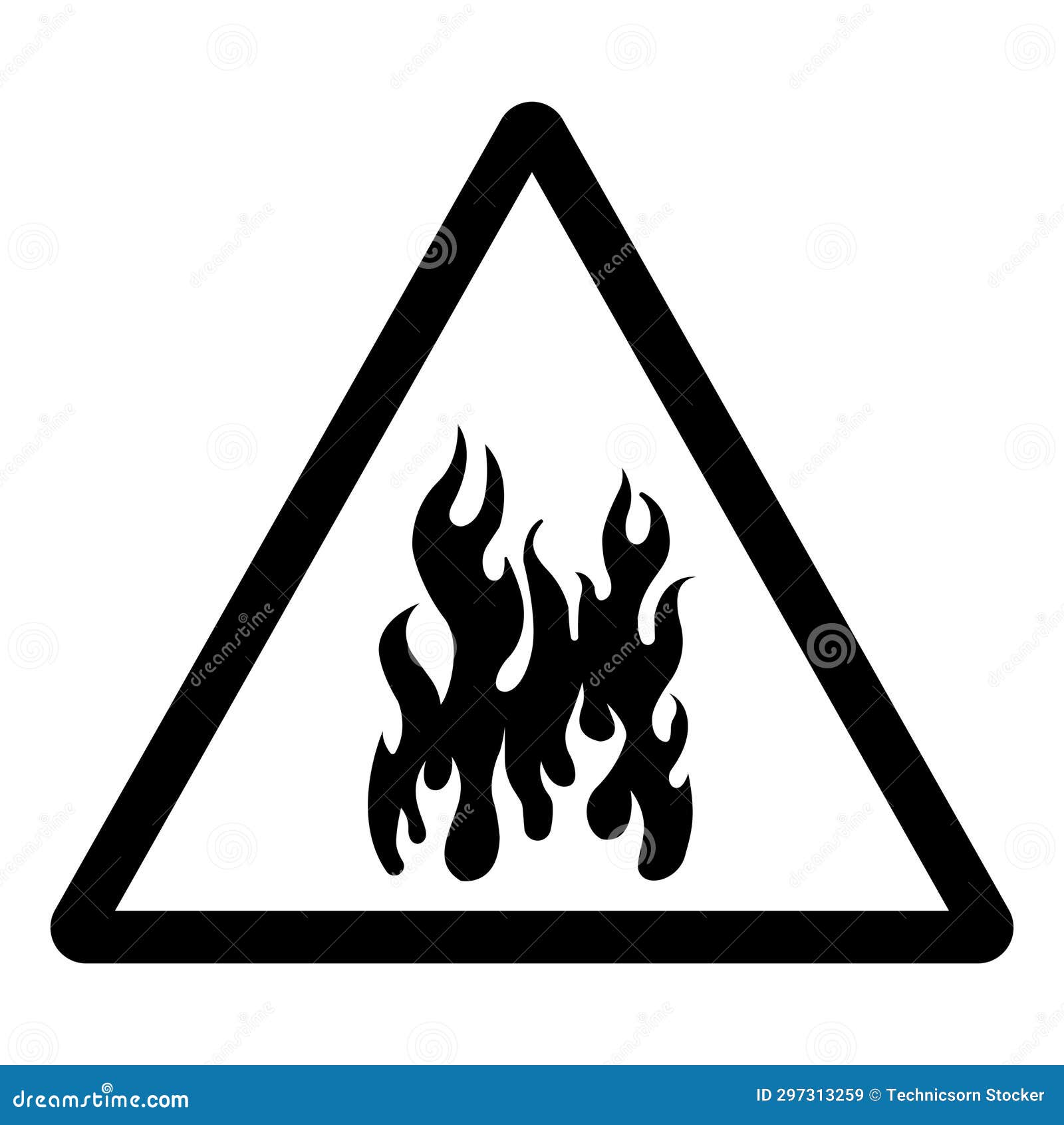 Danger Fuel Storage Area Symbol Sign ,Vector Illustration, Isolate on ...