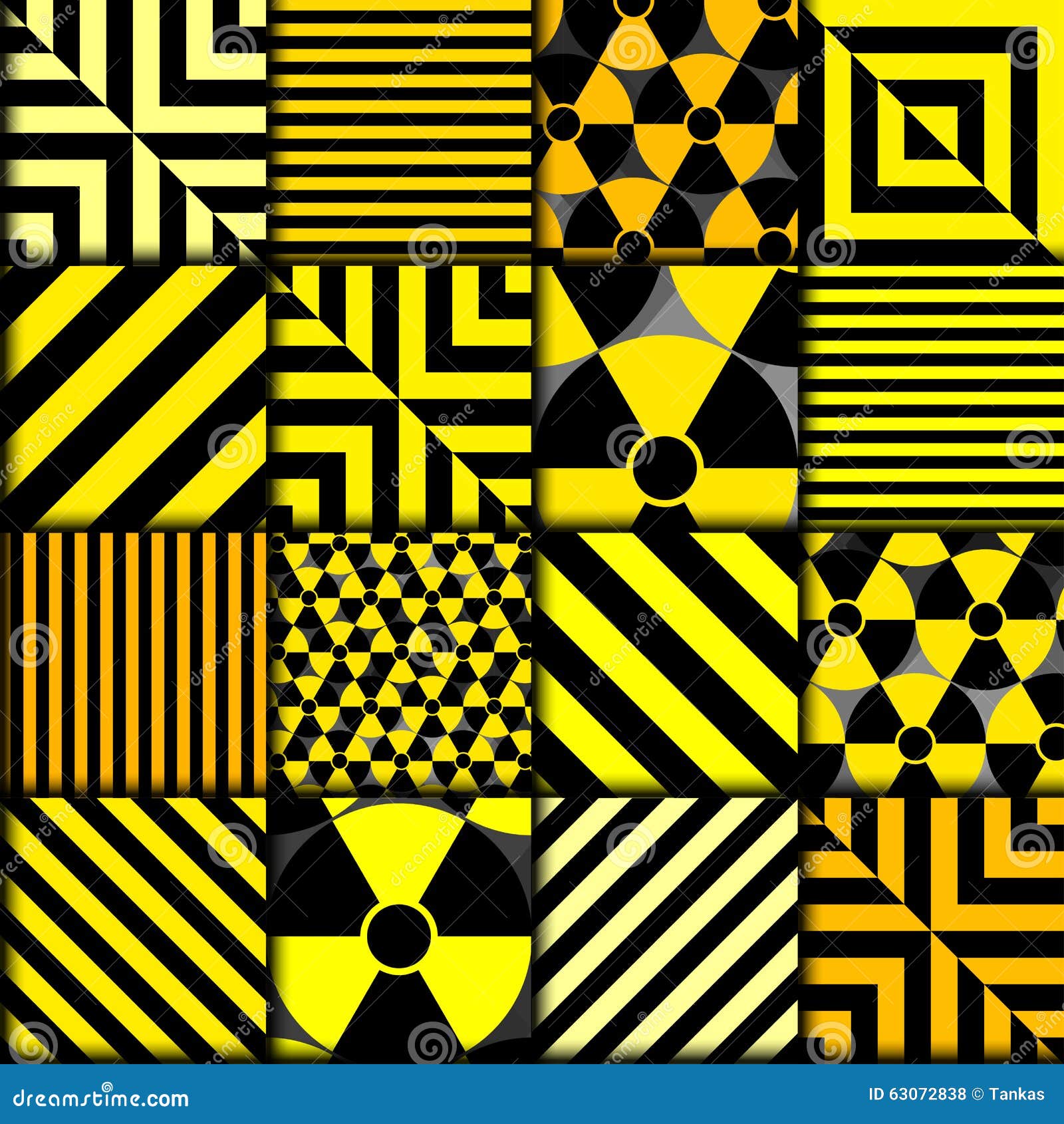 Danger Geometric Background Stock Vector - Illustration of abstract ...