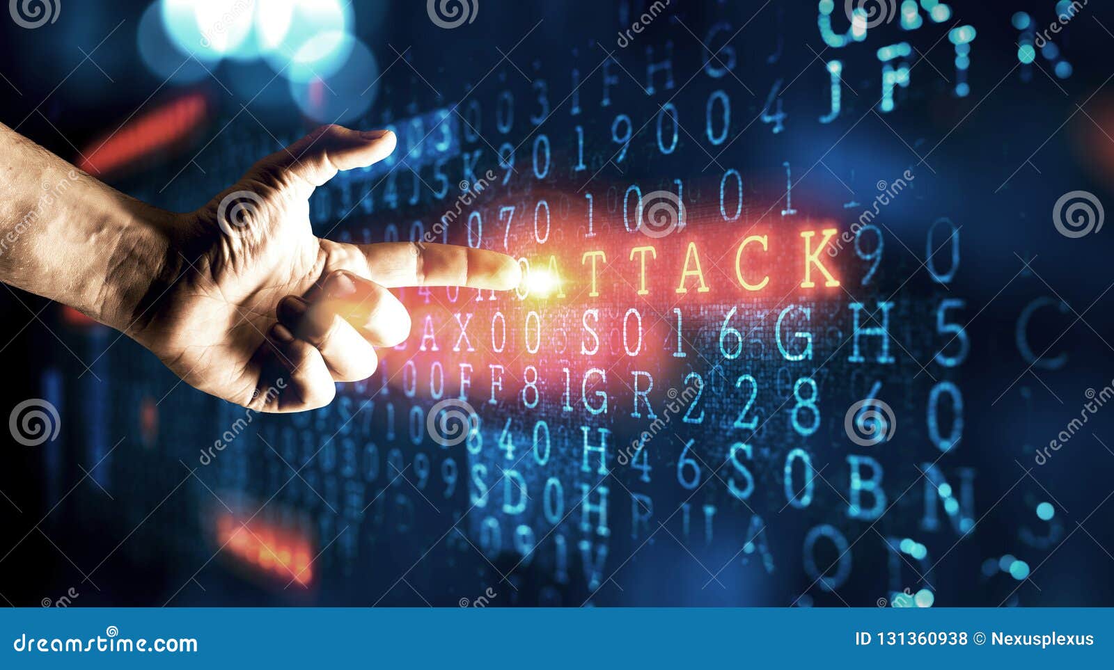 Danger of hack attack stock photo. Image of code, hack - 131360938