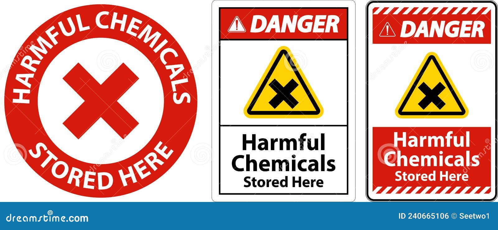 Danger Harmful If Swallowed GHS Sign On White Background Cartoon Vector ...