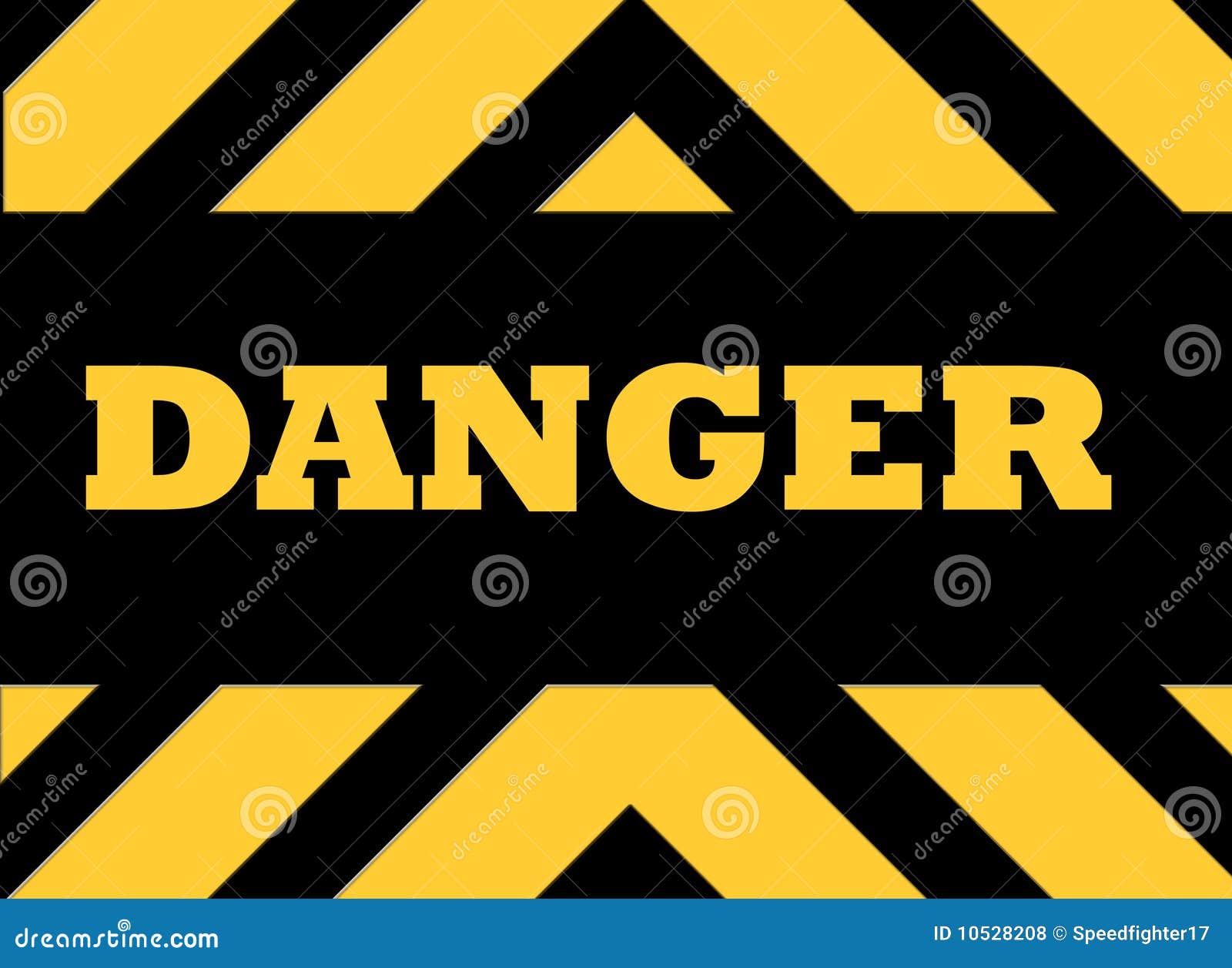 Danger hazard sign stock illustration. Illustration of communication ...