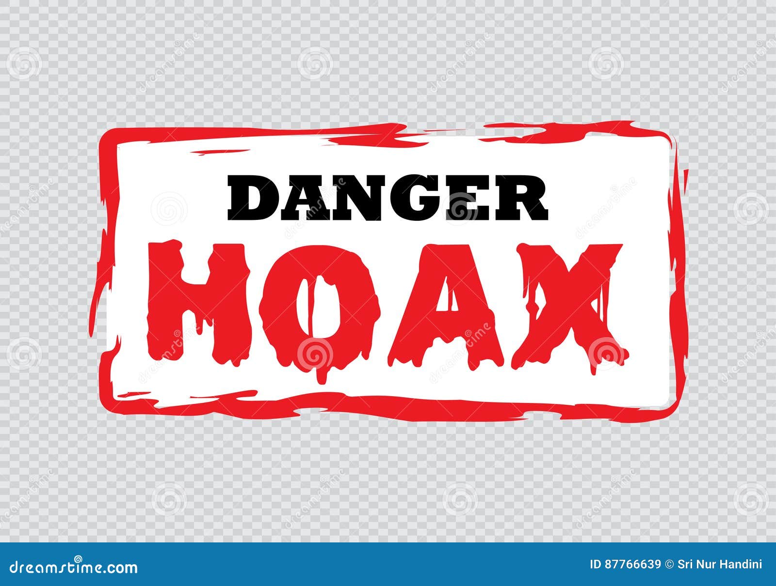 Warning Hoax Sign Speech Bubble Cartoon Vector | CartoonDealer.com ...