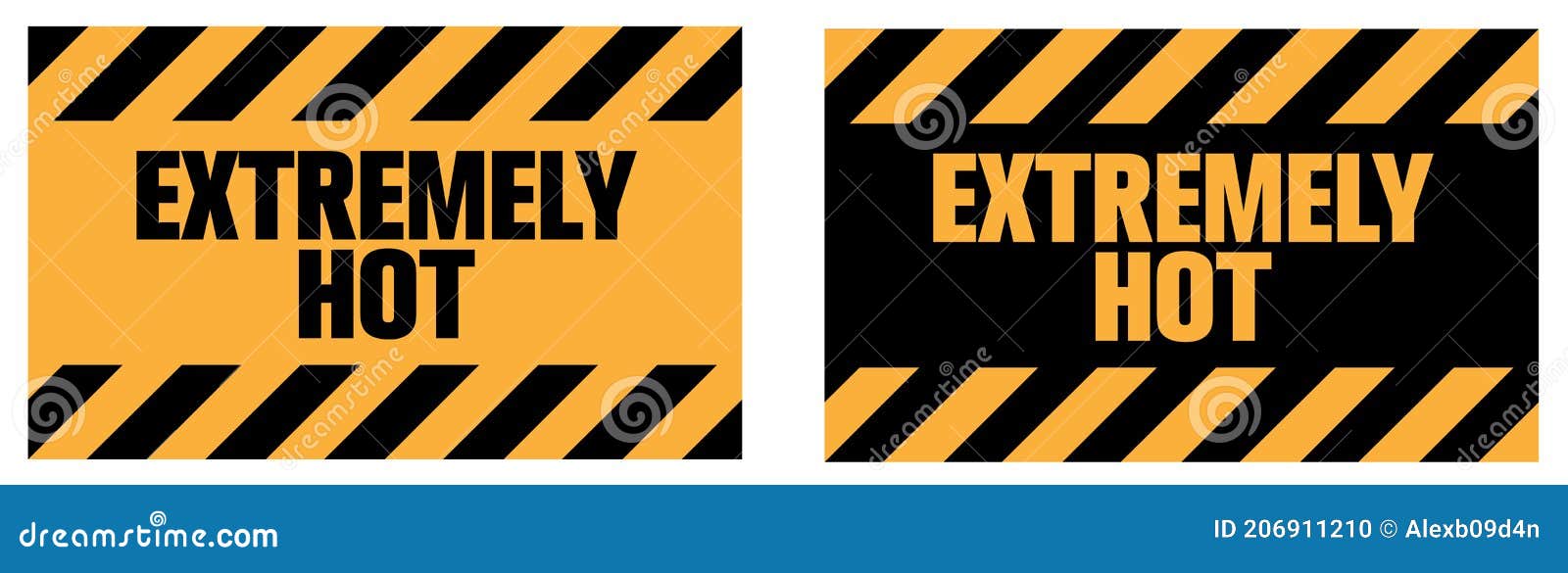 Danger, Hot Surface sign. stock vector. Illustration of isolated ...