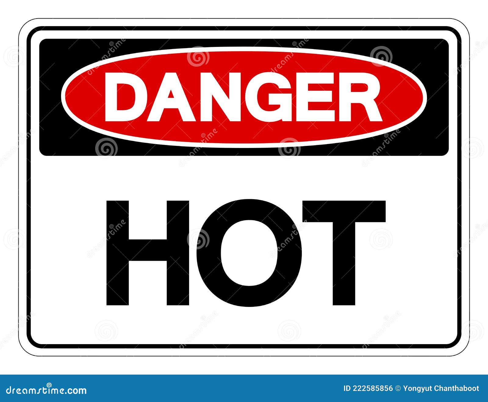 Danger Hot Symbol Sign,Vector Illustration, Isolate on White Background ...
