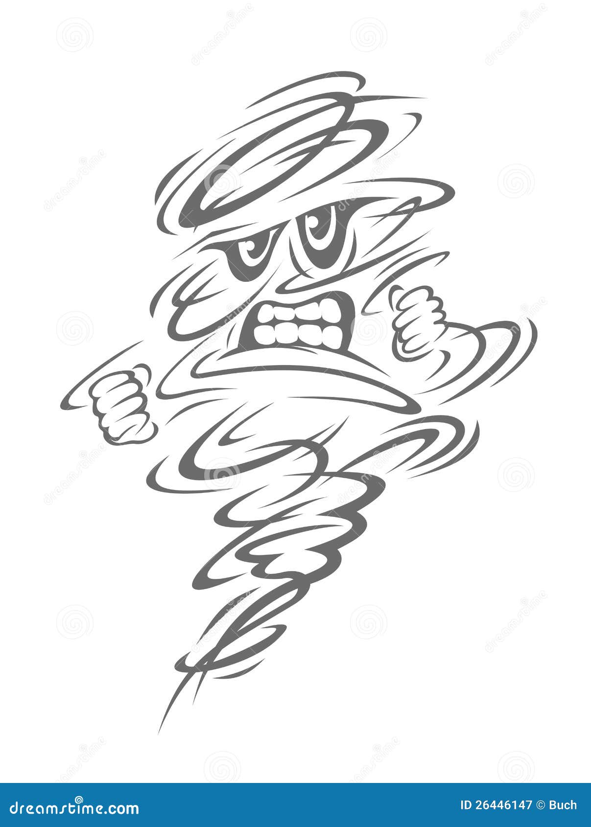 Danger hurricane stock vector. Illustration of climate - 26446147