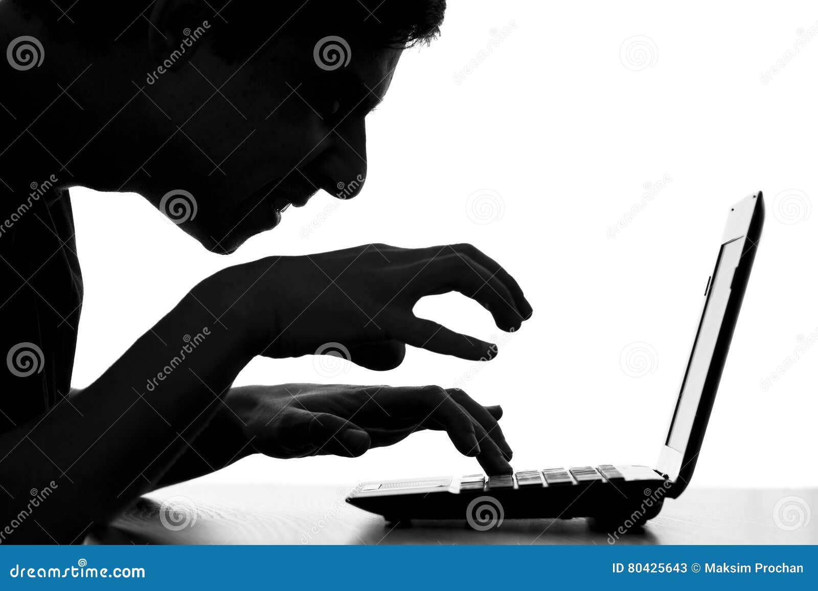 Danger of the Internet S As a Stealing Users` Personal Data Stock Image ...