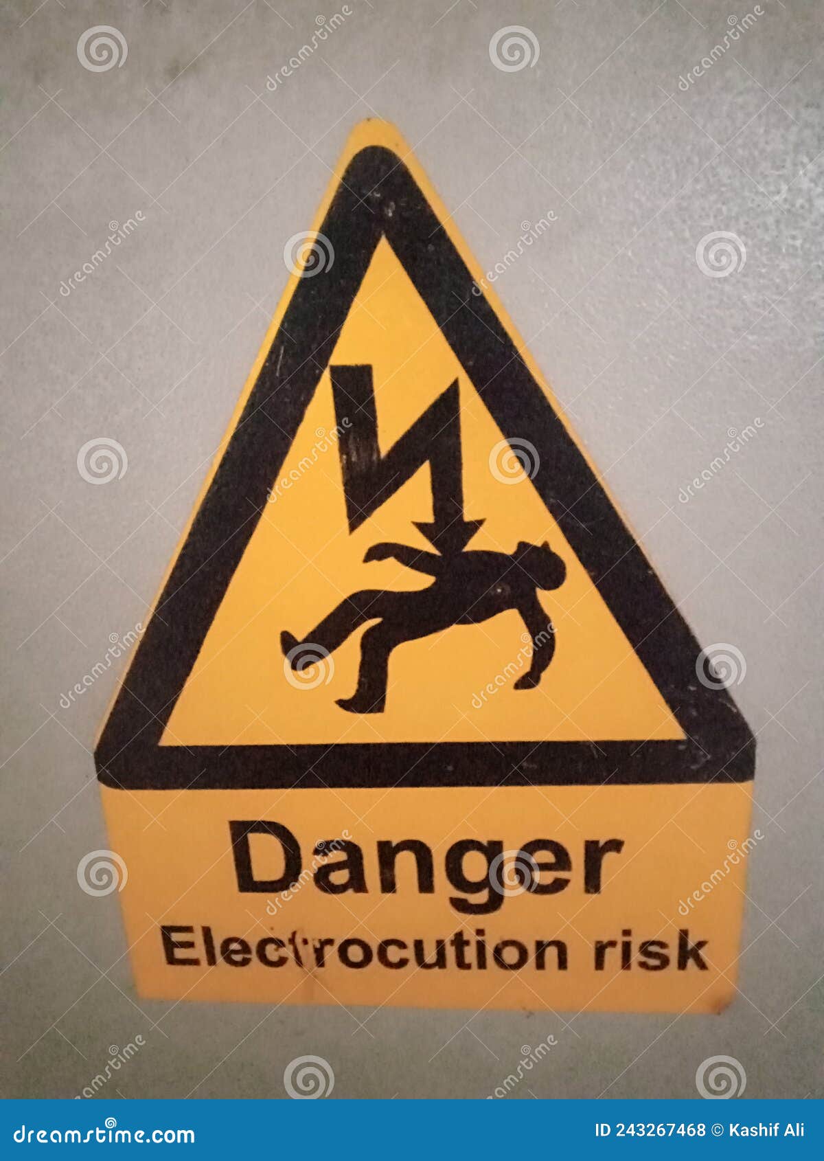 Danger Keep Away from Electricity Stock Photo - Image of sign, signage ...