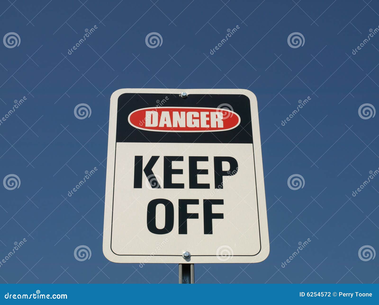 Danger Keep Off Picture. Image: 6254572