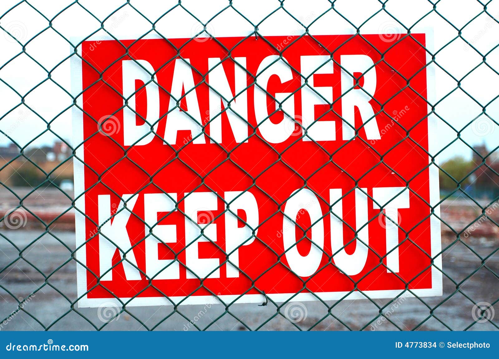 Danger Keep Out Peligro Sign Painted On Wood Fence Royalty-Free Stock ...