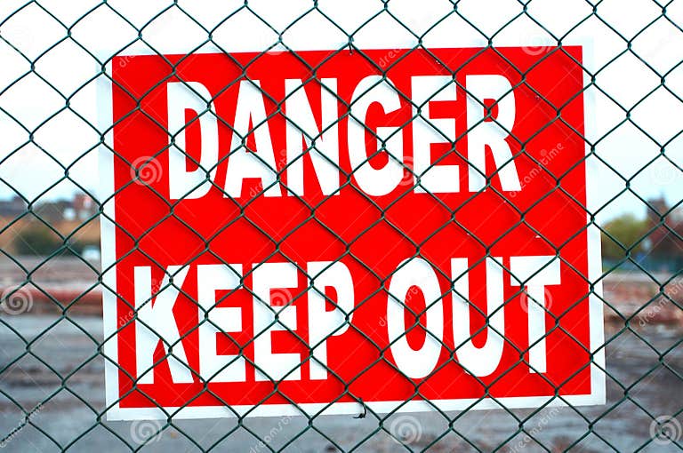 Danger Keep Out stock photo. Image of hazard, area, warning - 4773834