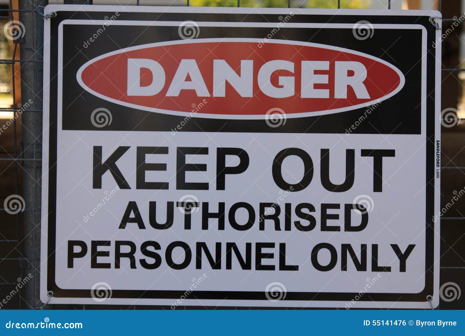 Danger Keep Out Peligro Sign Painted On Wood Fence Royalty-Free Stock ...