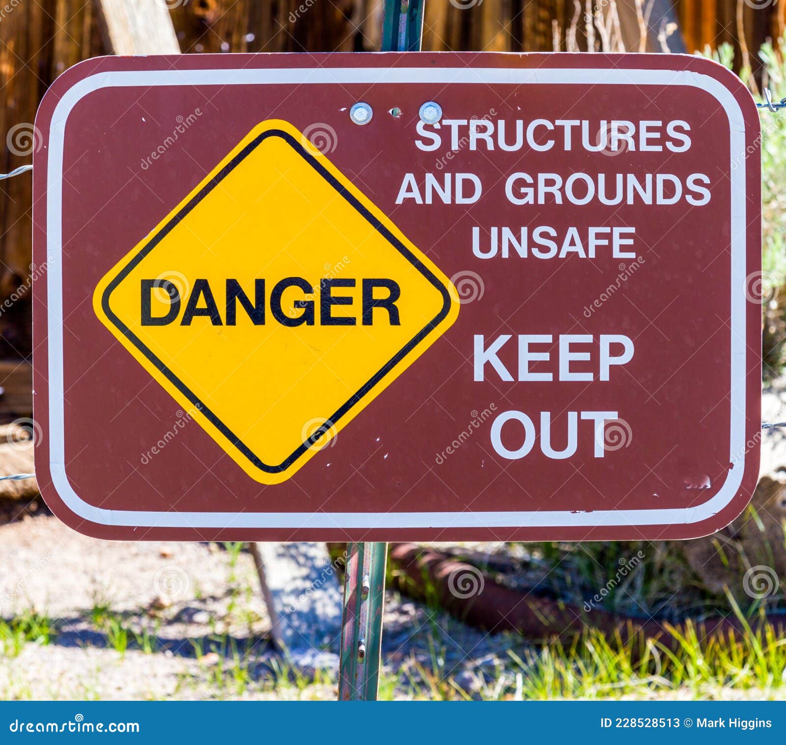 Keep out stock image. Image of outdoor, safety, high - 228528513