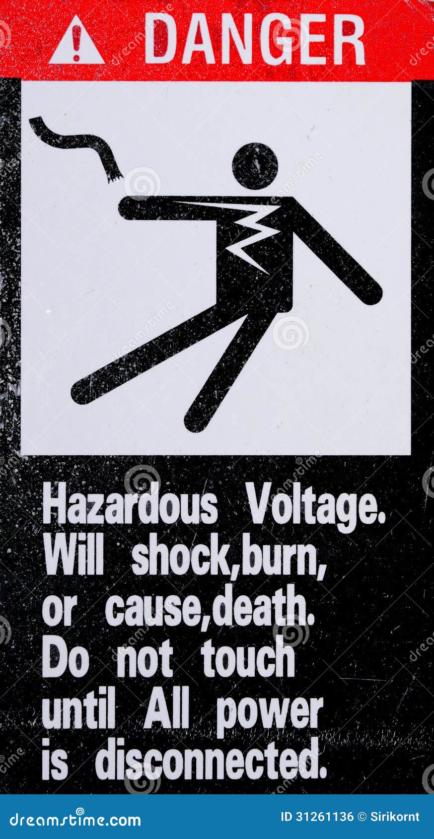 Danger label stock photo. Image of security, deadly, caution - 31261136