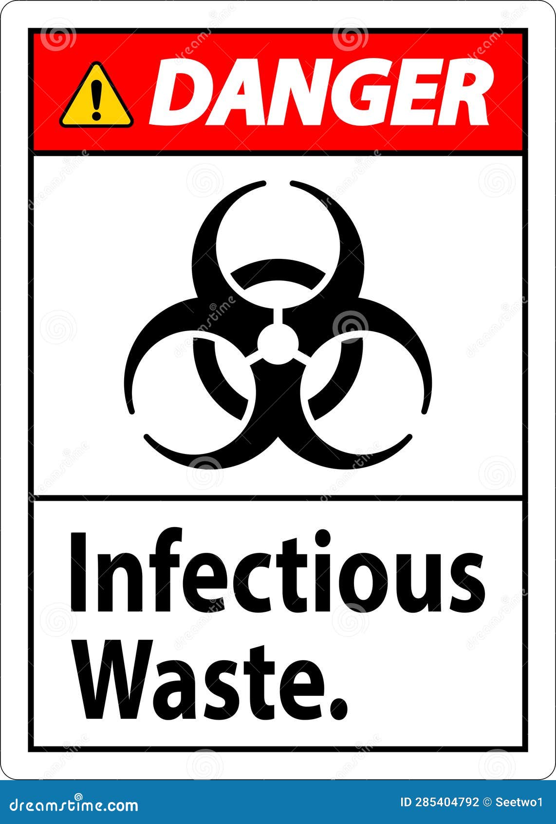 Danger Label Concealed Entrance Sign On White Background Vector ...