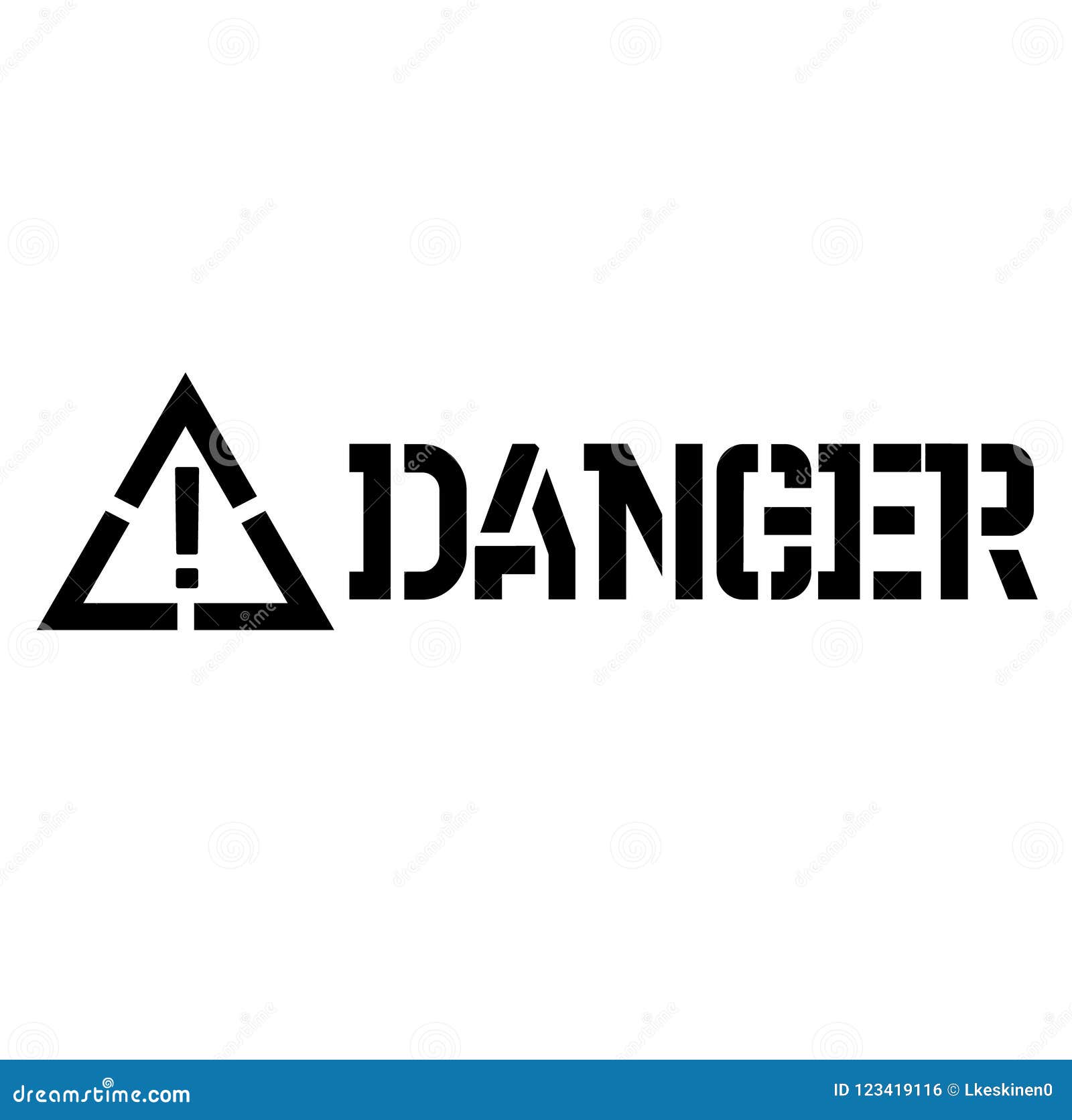 Danger Label Disease Hazard, Authorized Personnel Only Isolate On ...