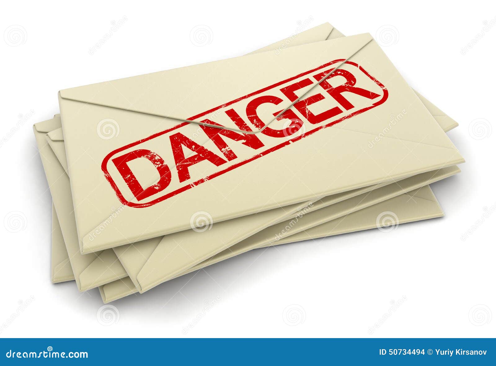 Danger Letters (clipping Path Included) Stock Illustration ...