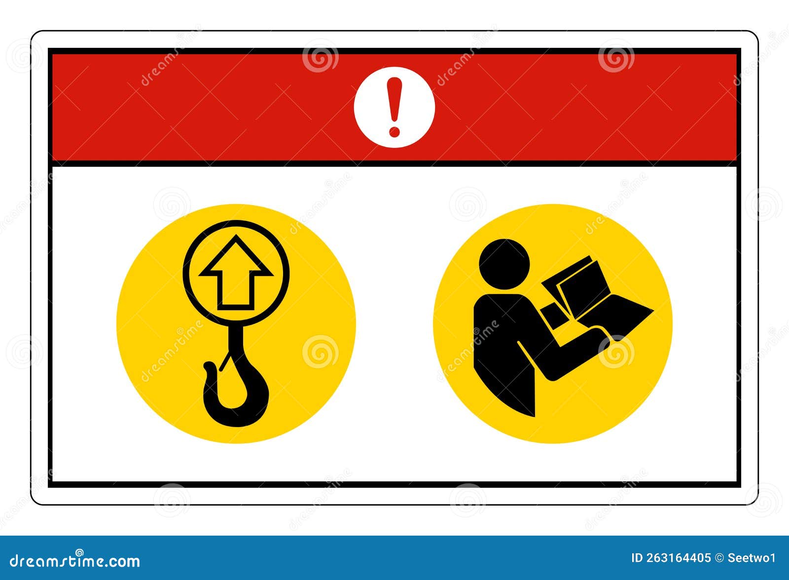 Danger Lift Point Symbol Sign Isolate on White Background,Vector ...