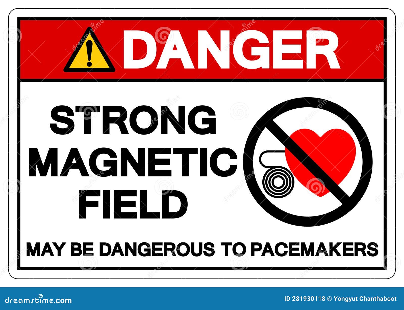 Danger Magnetic Fields Located In This Area Can Be Hamful To Pacemakers ...