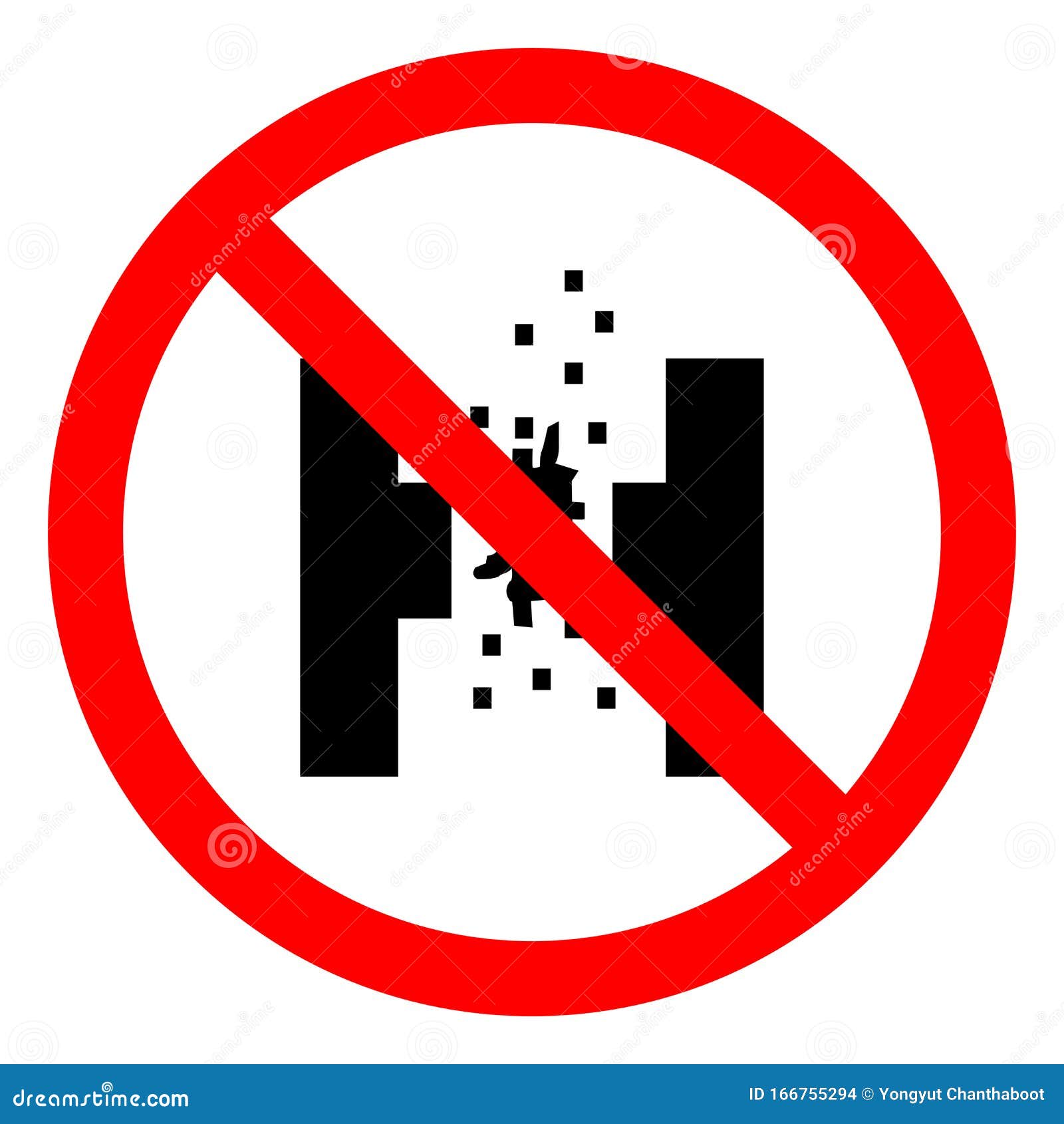 Danger of Molten Metal Symbol Sign, Vector Illustration, Isolate on ...