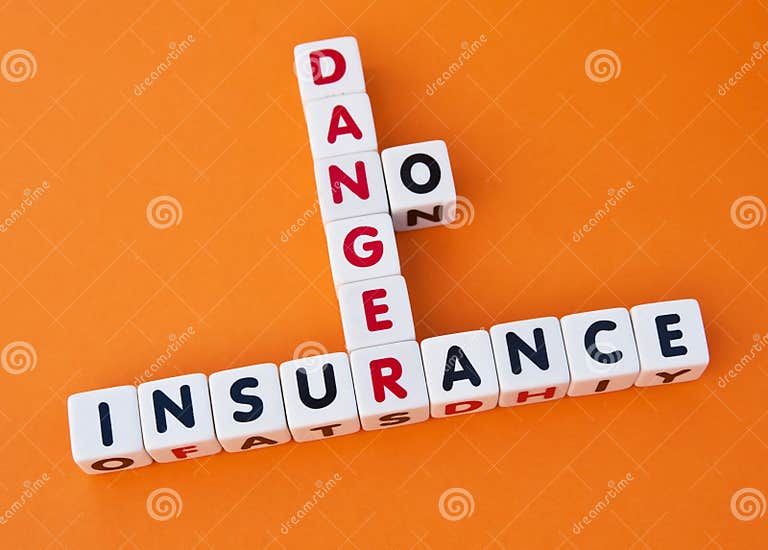 Danger no insurance stock photo. Image of flooding, cover - 38255406