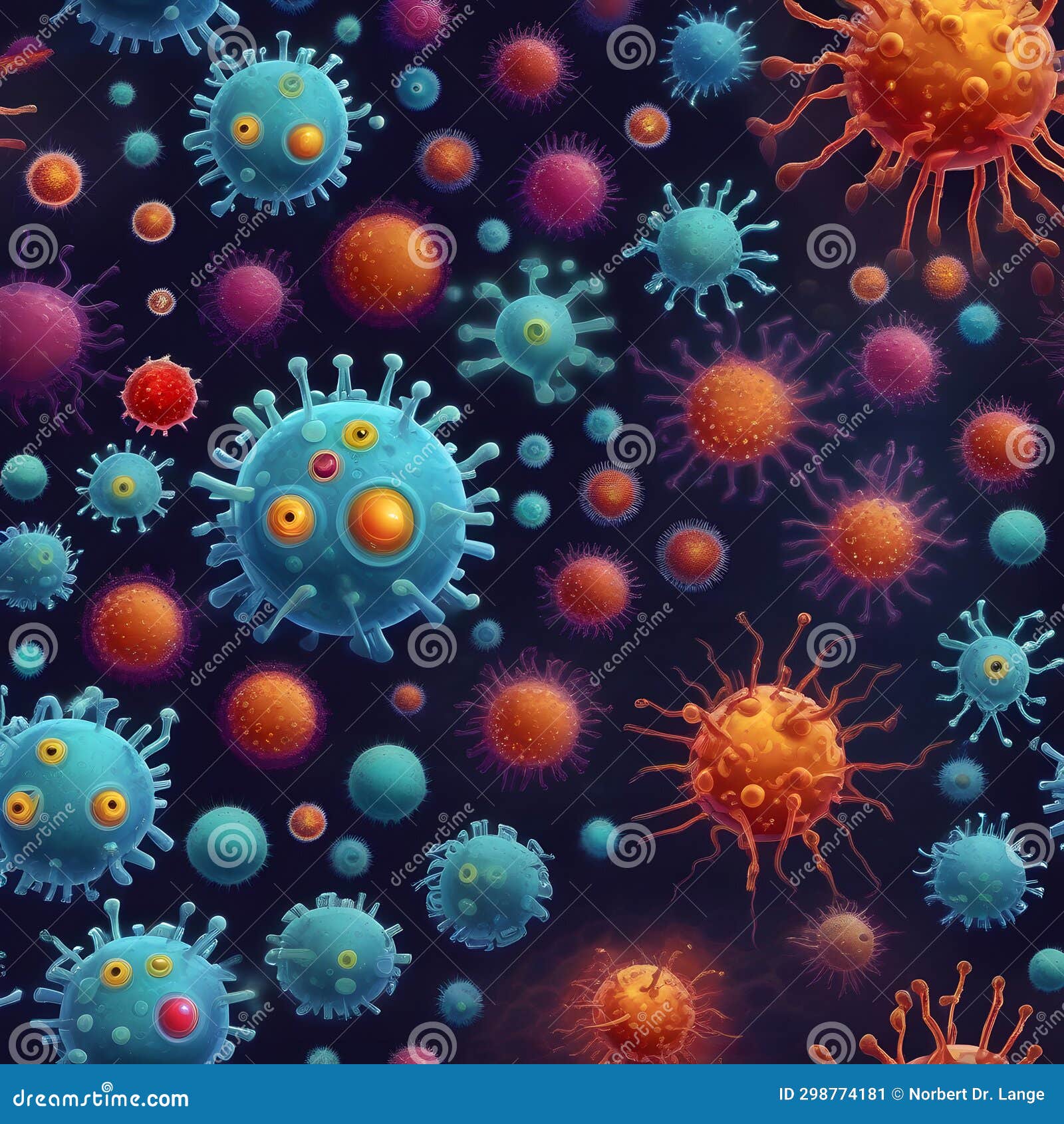 Danger Pathogens, AI-generatet Stock Image - Image of aigeneratet ...