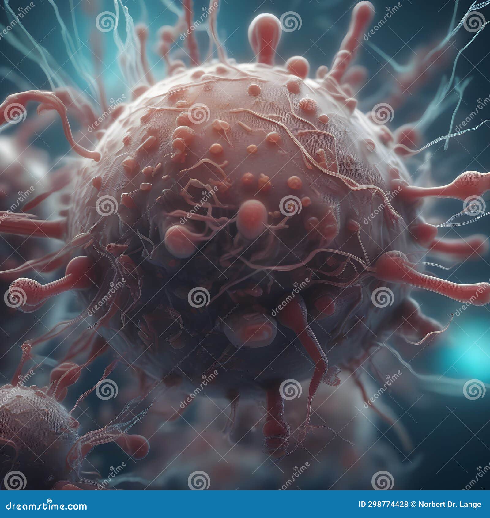 Danger Pathogens, AI-generatet Stock Illustration - Illustration of ...