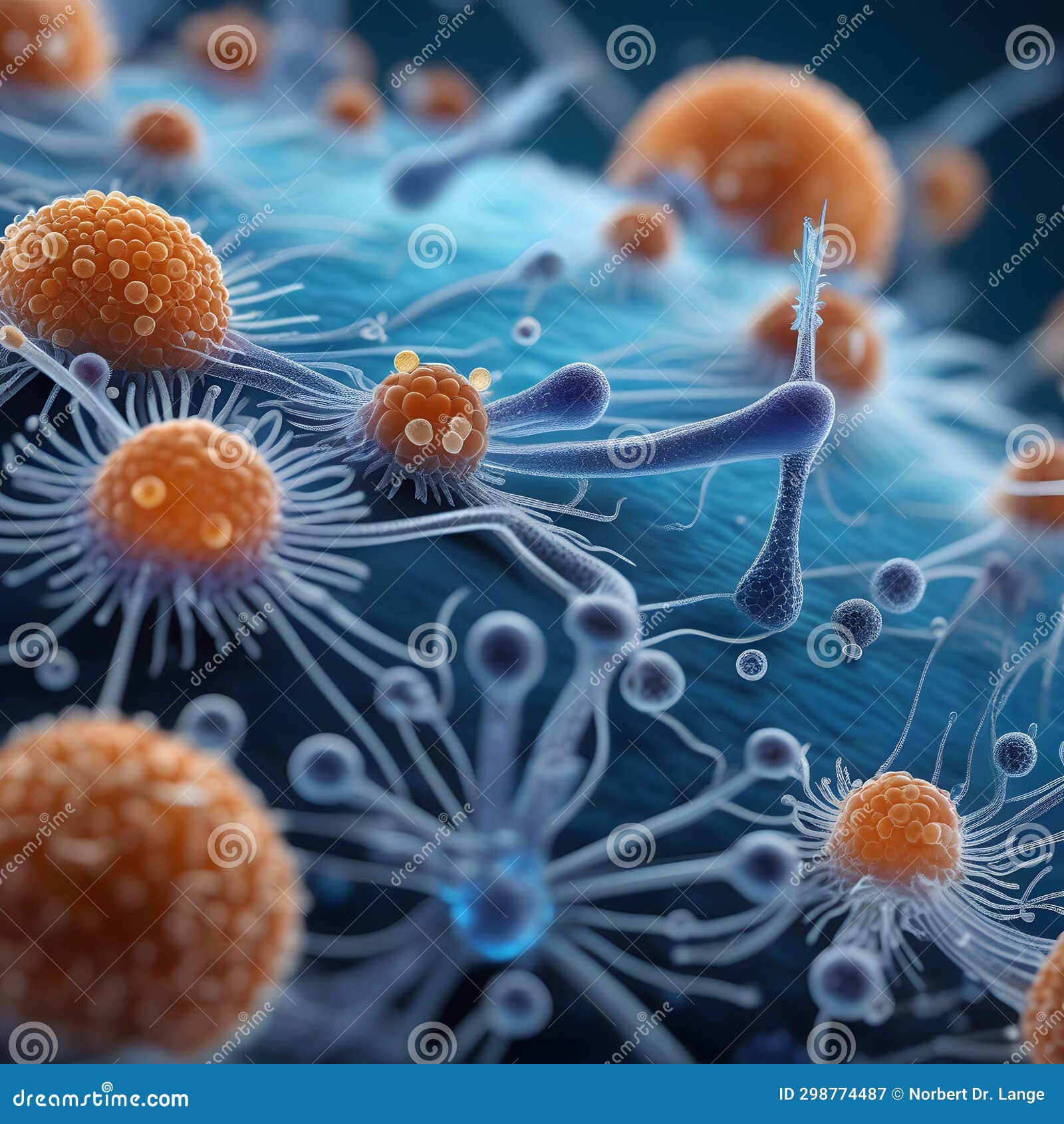 Danger Pathogens, AI-generatet Stock Illustration - Illustration of ...