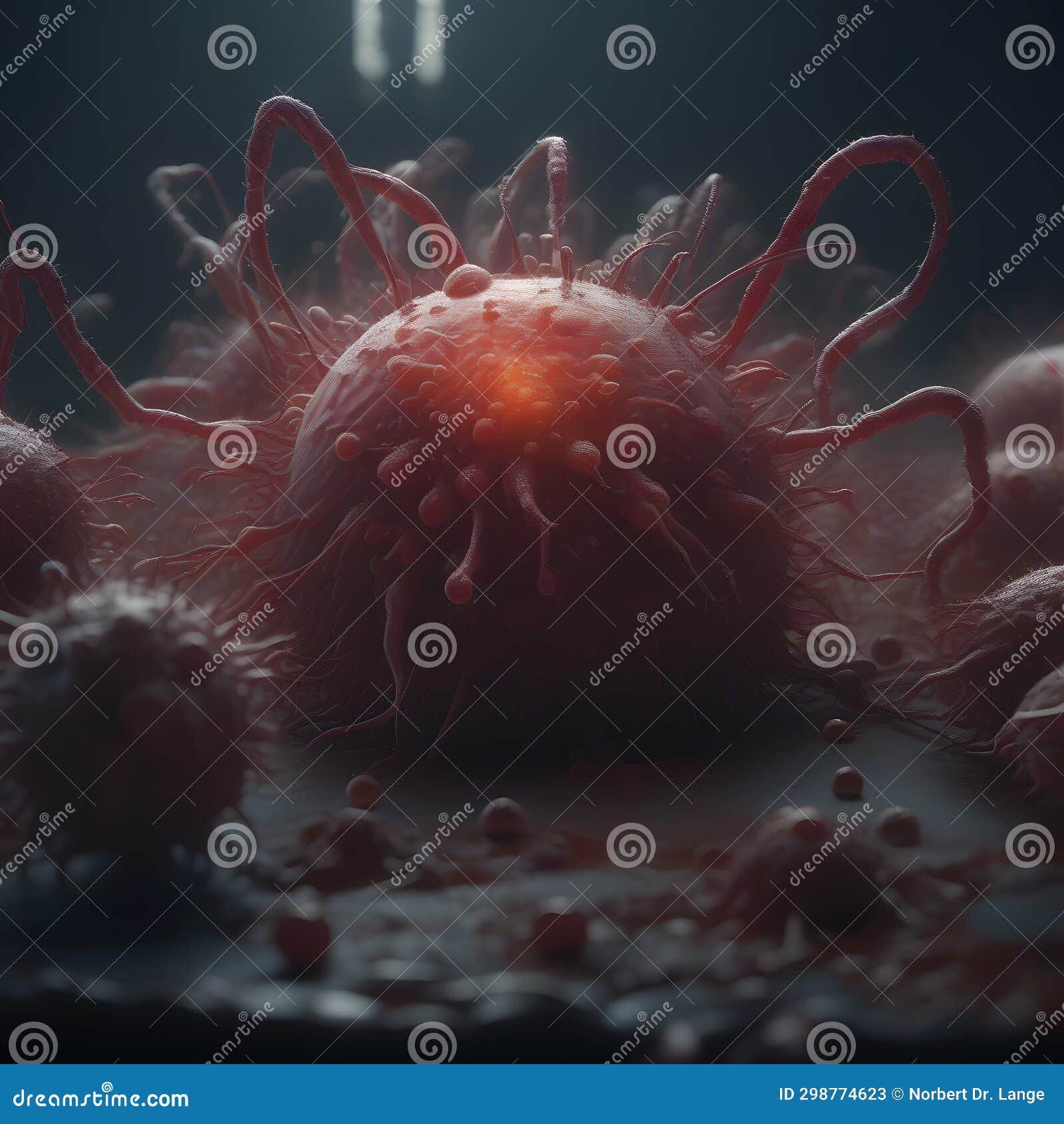 Danger Pathogens, AI-generatet Stock Illustration - Illustration of ...