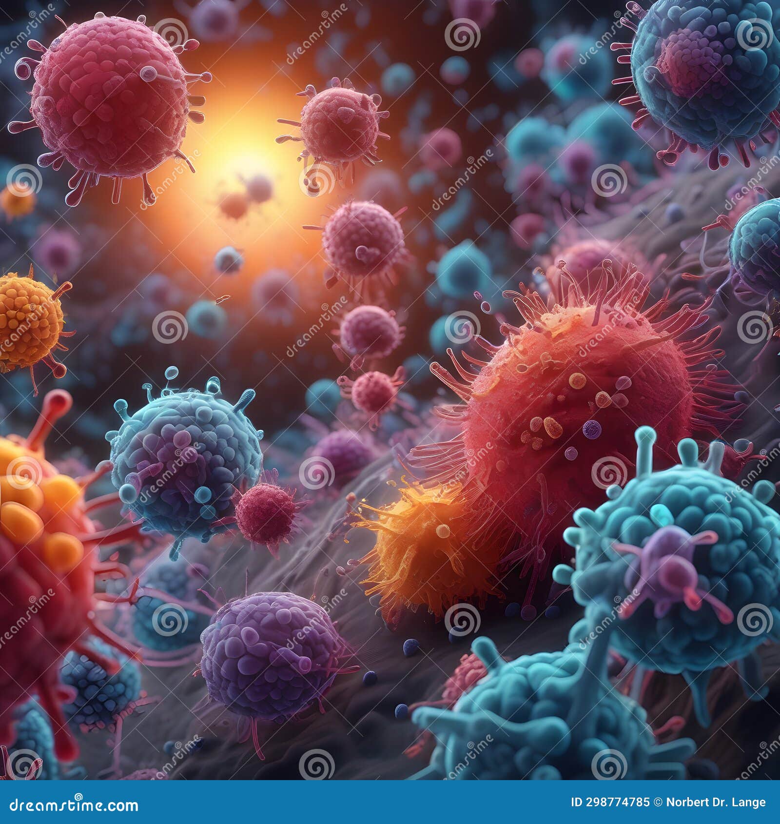 Danger Pathogens, AI-generatet Stock Image - Image of bacteria, danger ...