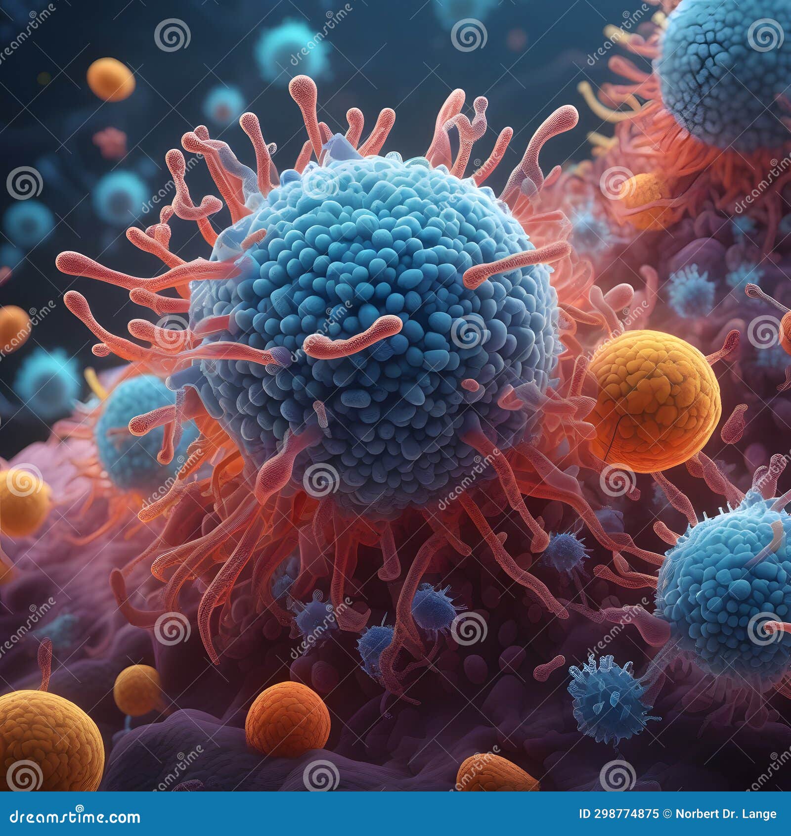 Danger Pathogens, AI-generatet Stock Illustration - Illustration of ...