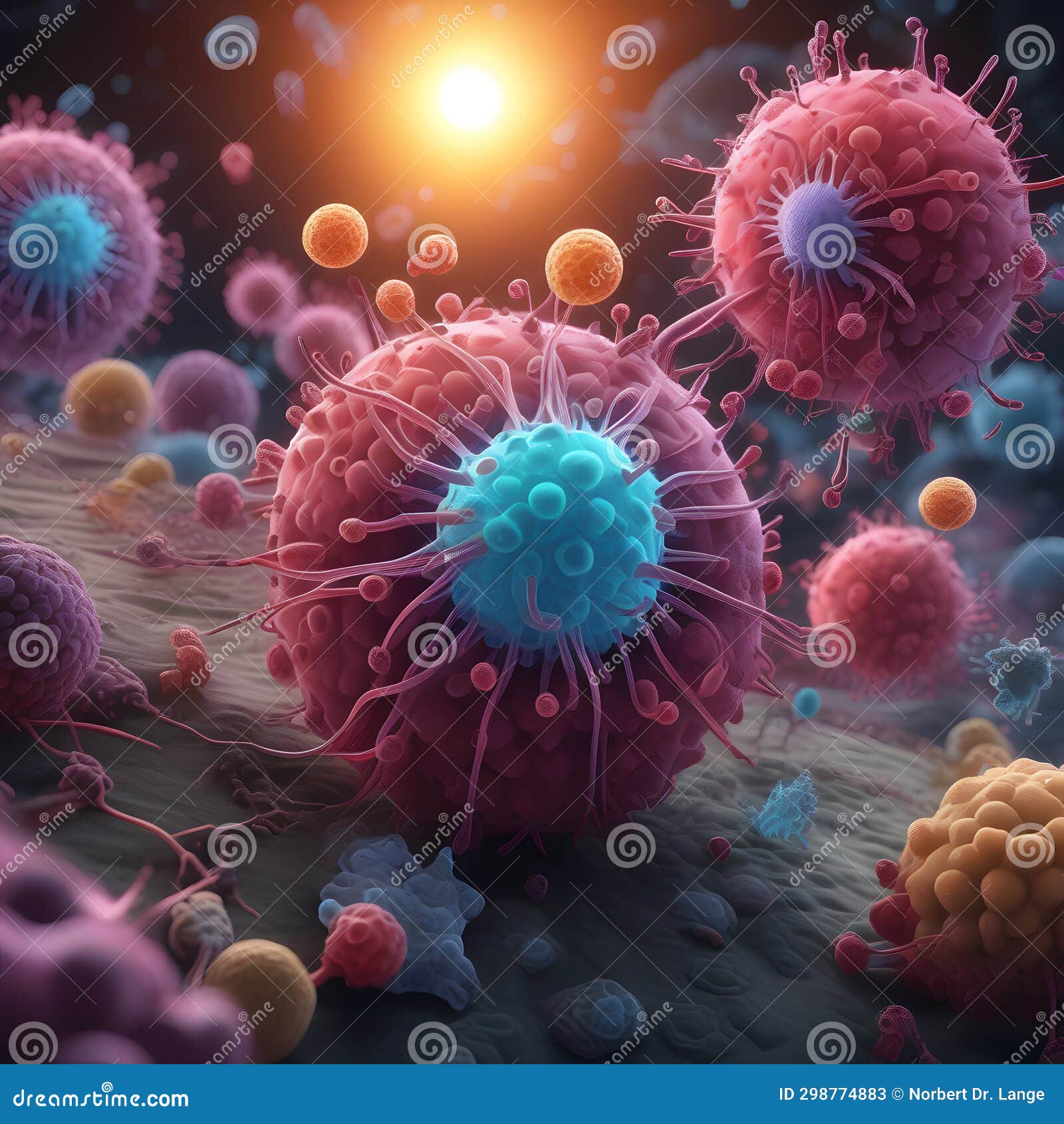 Danger Pathogens, AI-generatet Stock Image - Image of danger, science ...