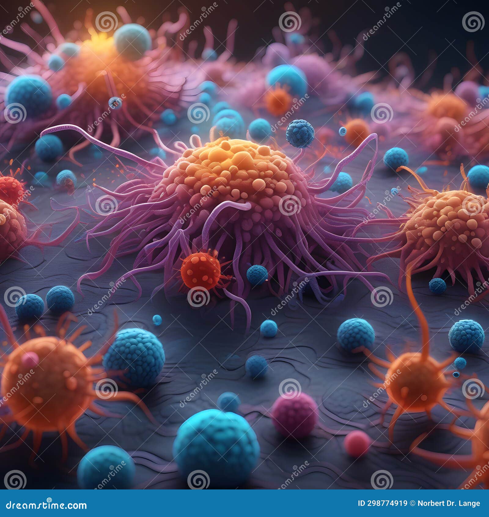 Danger Pathogens, AI-generatet Stock Illustration - Illustration of ...