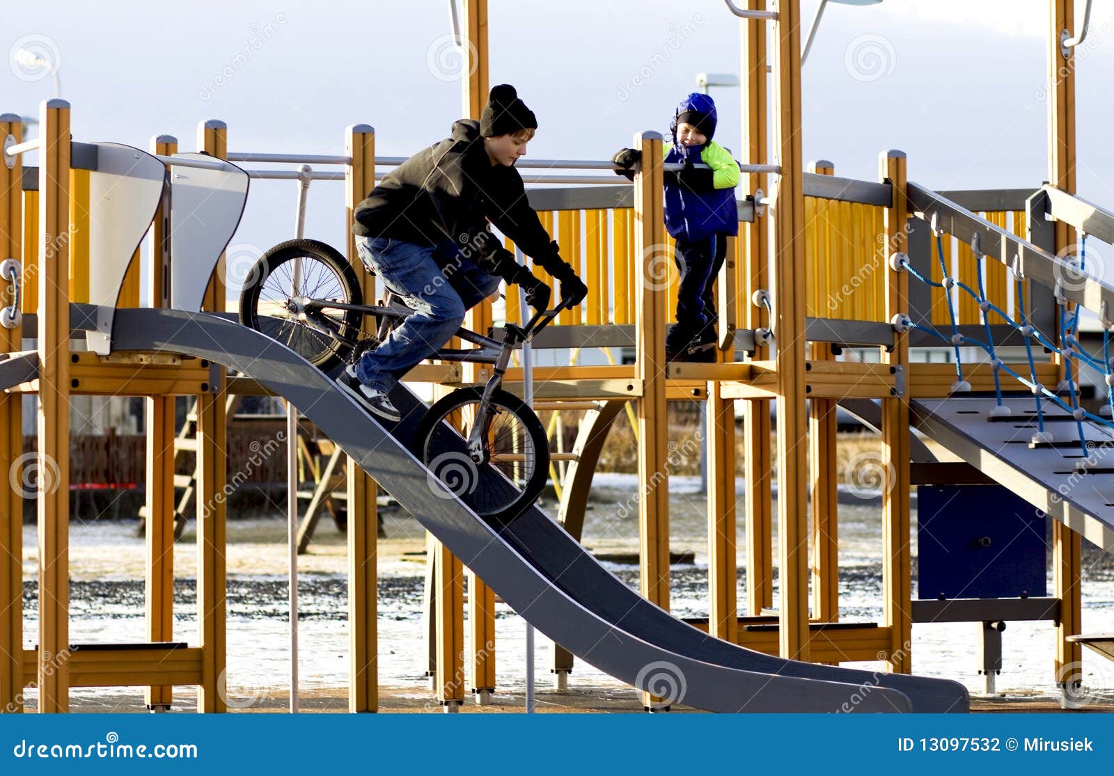 Danger play stock photo. Image of danger, child, bike - 13097532