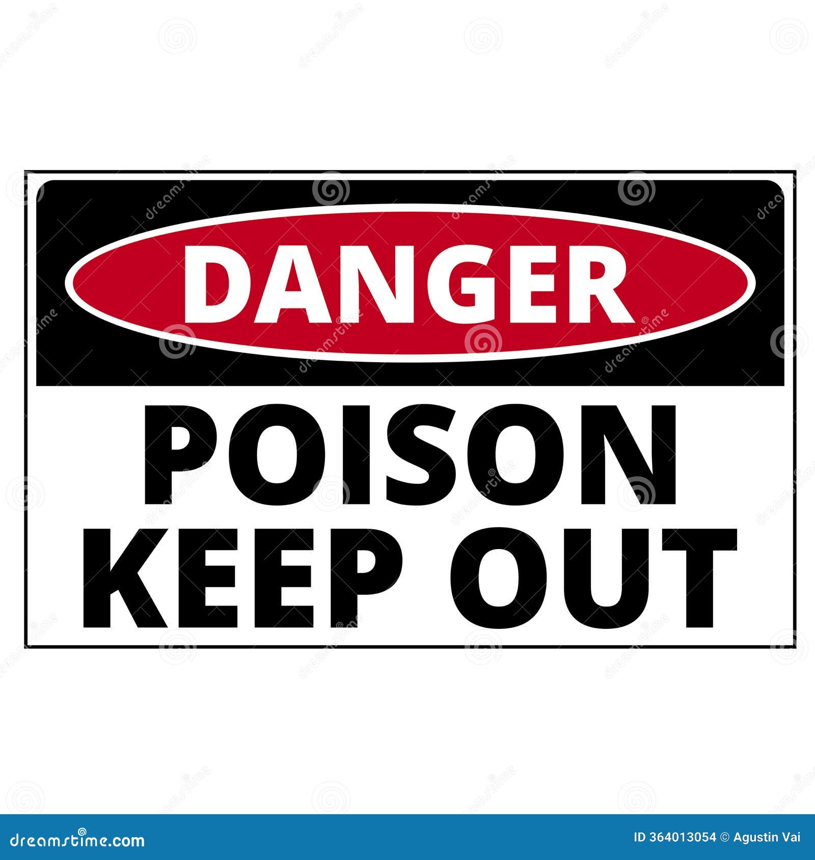 Danger Poison Sign Red. Attention Toxic Hazard. Warning Sign Acid ...