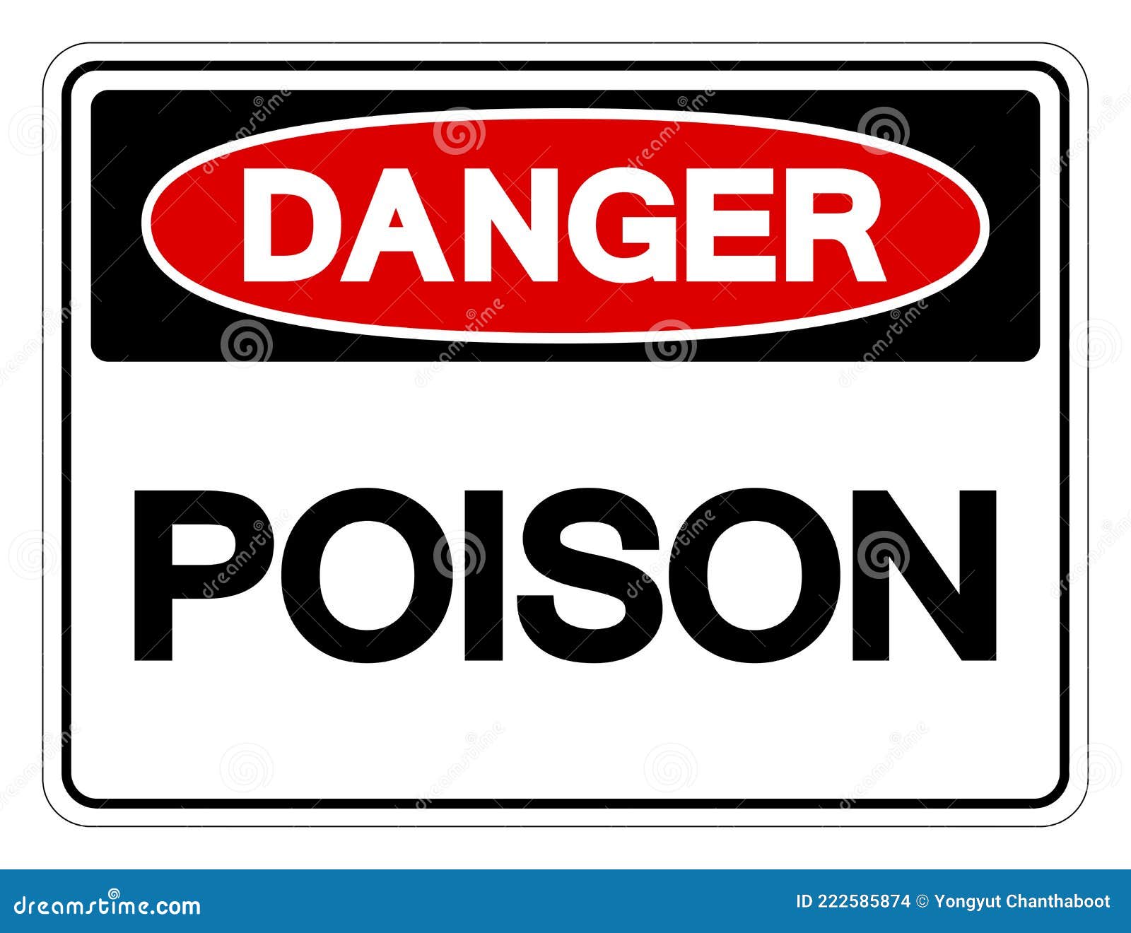 Danger Poison Symbol Sign,Vector Illustration, Isolate on White ... Danger Poison Symbol Sign,Vector Illustration, Isolate on White ...